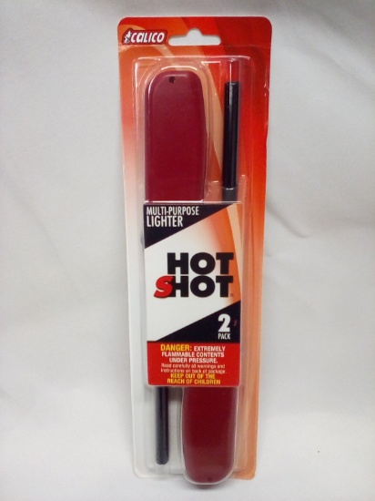 Hot Shot 2 pack multipurpose lighter | Online Auctions | Proxibid