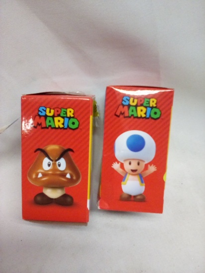 Super Mario Collectible Figures. Toad & Goomba. | Online Auctions ...