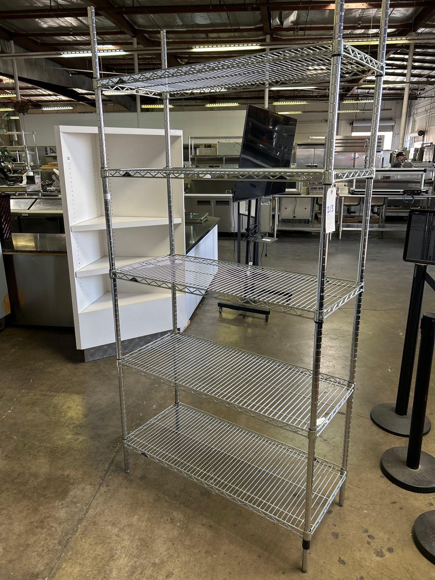 Metro 42 in. x 18 in. 5 Shelf Wire Rack | Proxibid