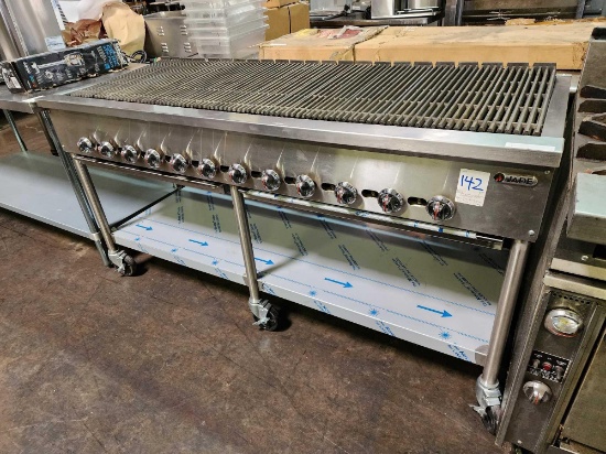 New Jade Range 72 in. Gas Charbroiler with Stainless Steel Base on ...
