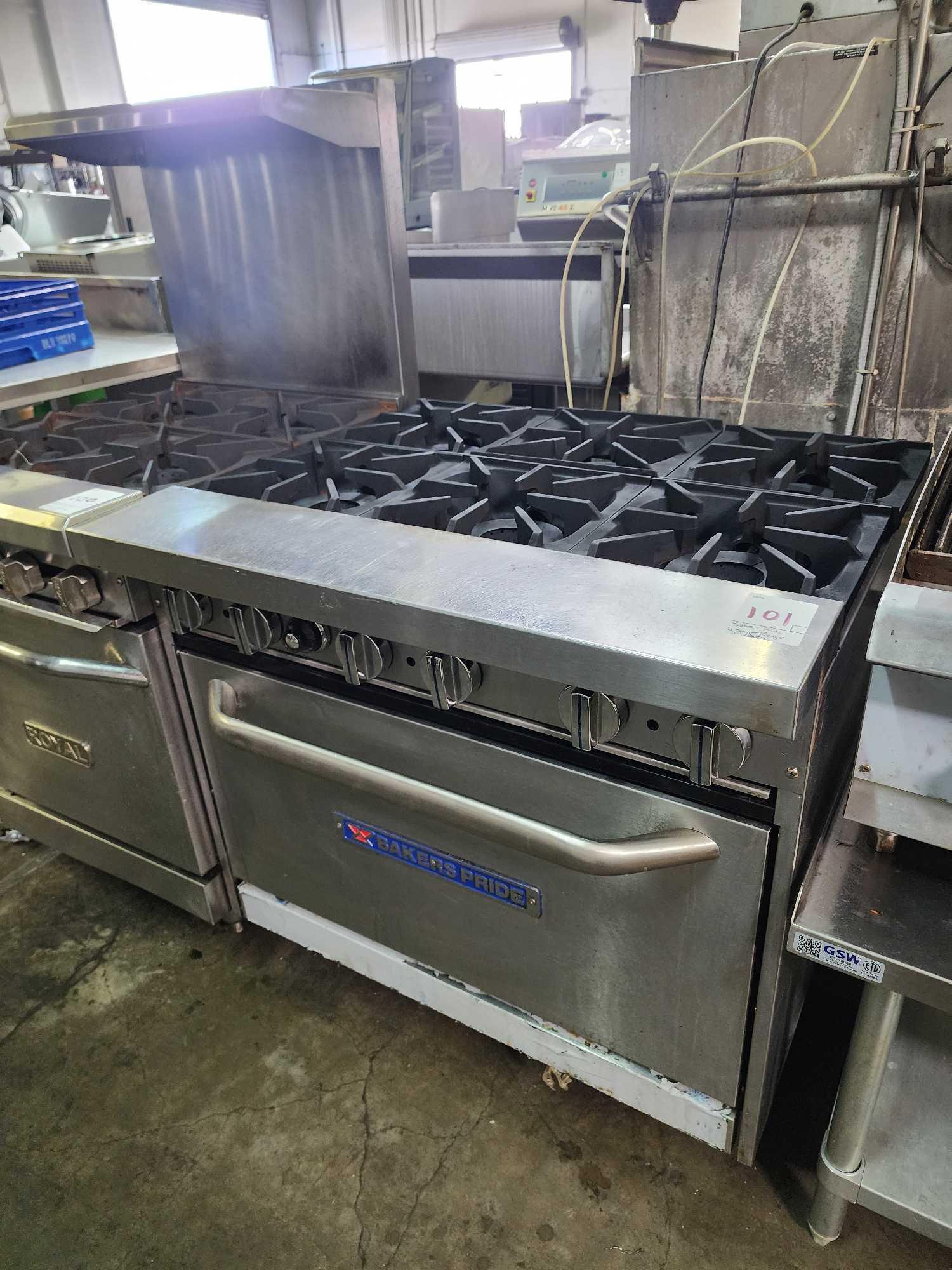 Bakers Pride 36 in. 6 Open Burner Range with Oven | Proxibid
