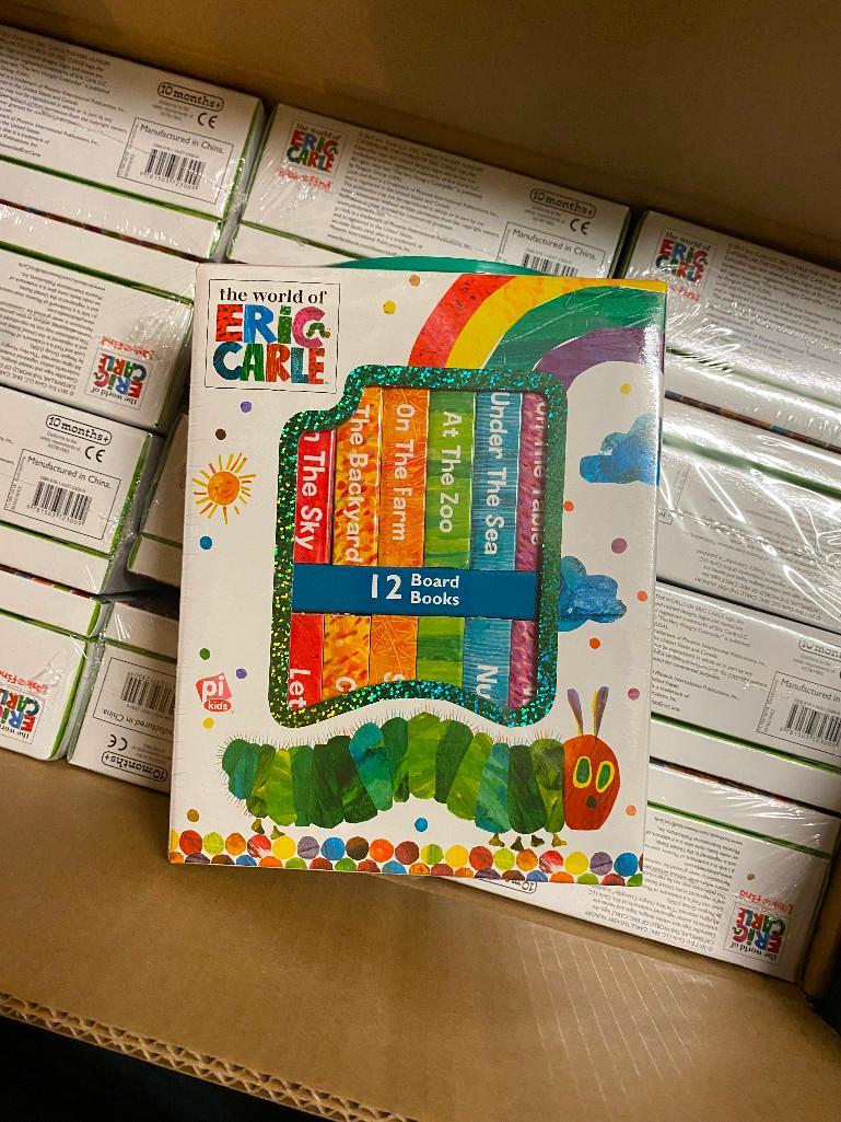 12 PACKAGES OF THE WORLD OF ERIC CARLE BOOKS | Proxibid