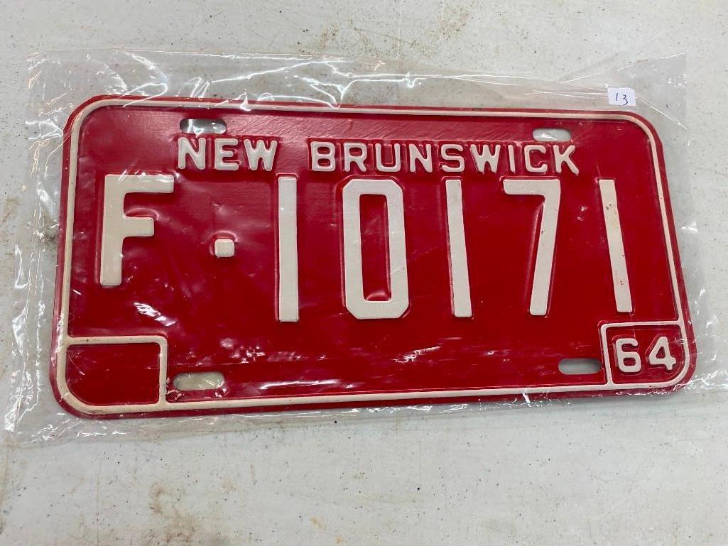 1964 Number Plate
