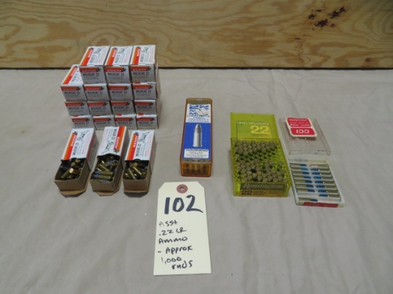 Assorted .22 LR Ammo - approx. 1,000 rounds | Guns & Military Artifacts Ammo | Online Auctions ...