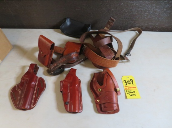 Pistol holsters, belts, mag pouches | Online Auctions | Proxibid