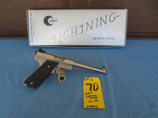 AMT Lightning Pistol .22 LR - BE587 | Guns & Military Artifacts ...