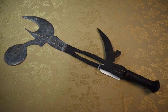 AFRICAN THROWING KNIFE!!! | Online Auctions | Proxibid