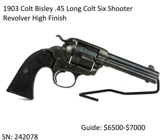 1903 Colt Bisley .45 Long Colt Six Shooter Revolve | Guns & Military ...