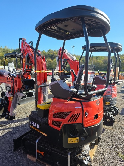 TPM TPM-20K Diesel Mini Excavator W/ Blade, Thumb & Pilot Controls ...