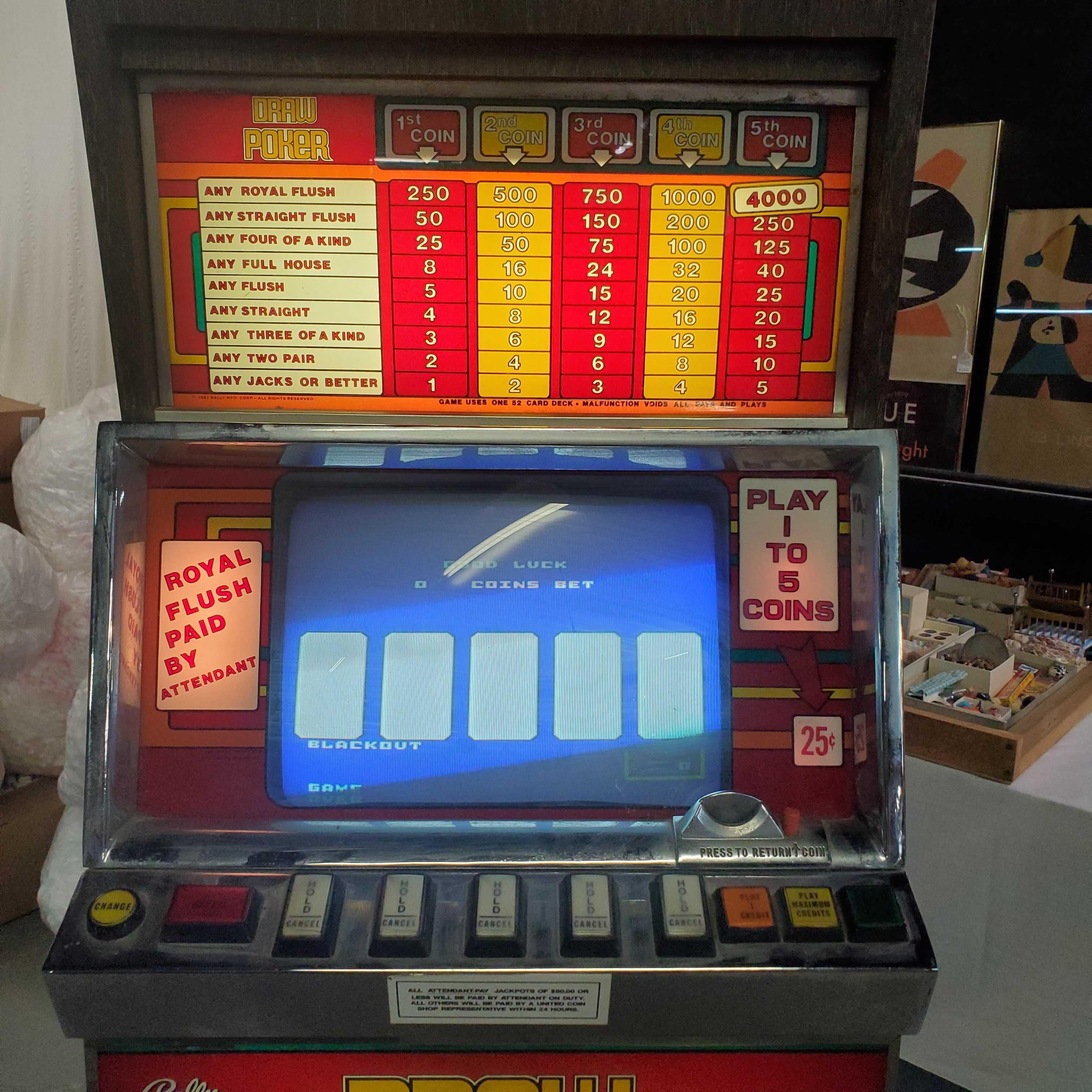 Draw Poker Slot Machine