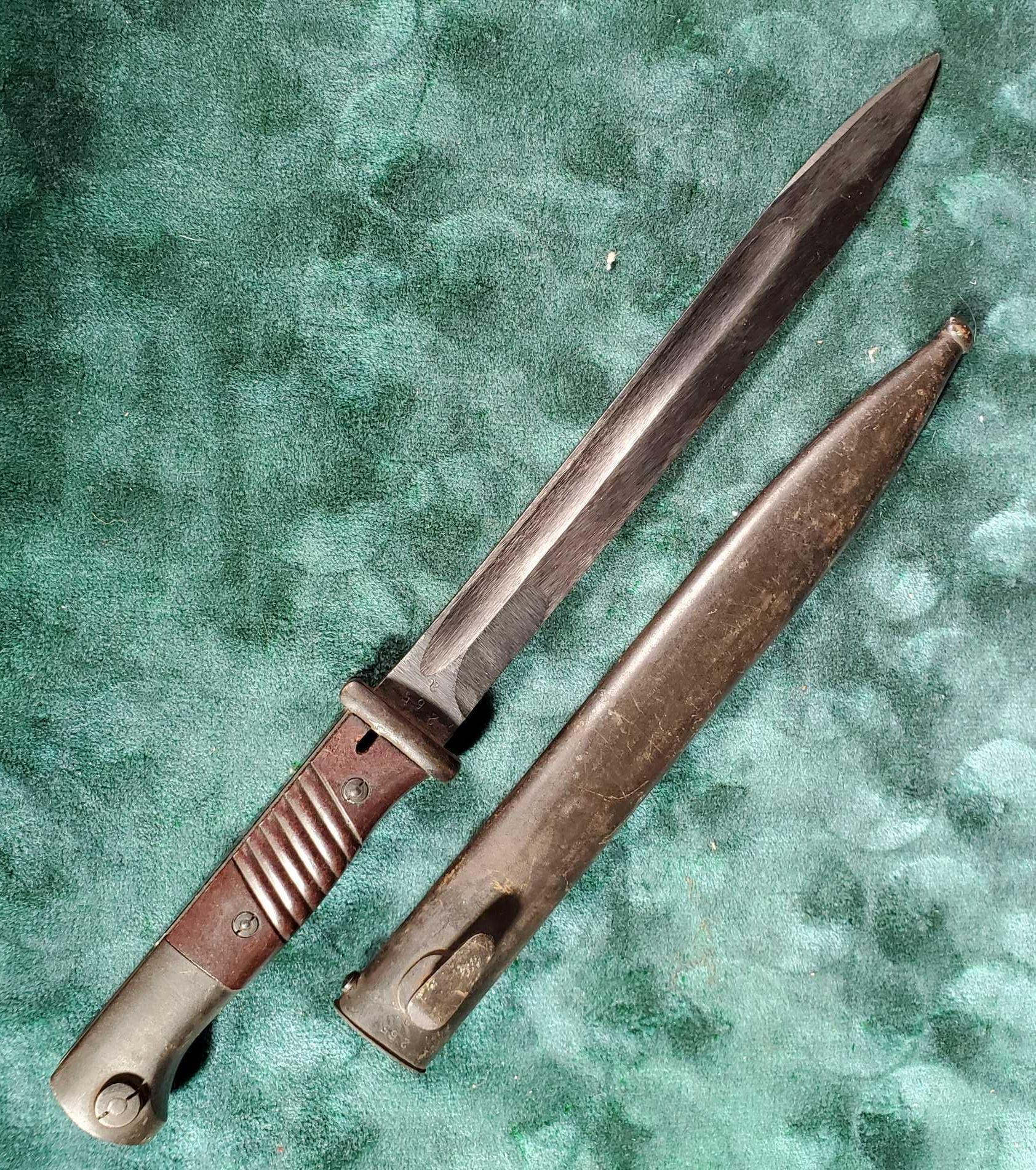 German First World War Design K98 Bayonet with | Proxibid