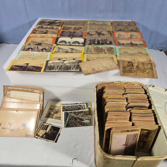 Lot Of Vintage Stereo View Cards And Sailing B&W Photos | Art, Antiques ...