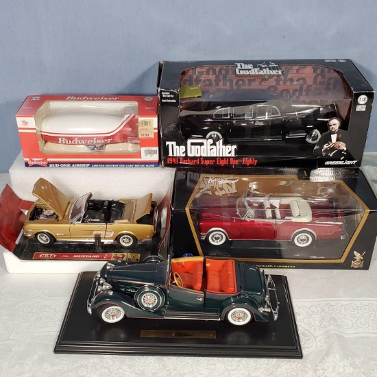 * 1/18 Scale The Godfather, Packard, Mustang, and Other Die Cast Model ...