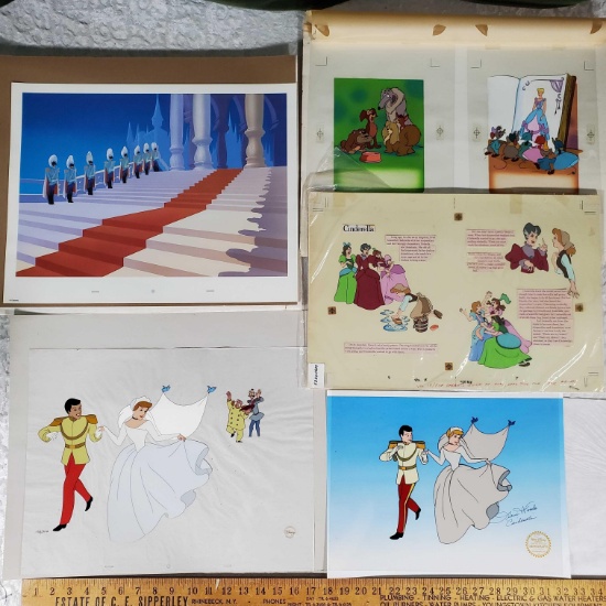 Original Disney Animation Art and Limited Edition Sericels Featuring ...
