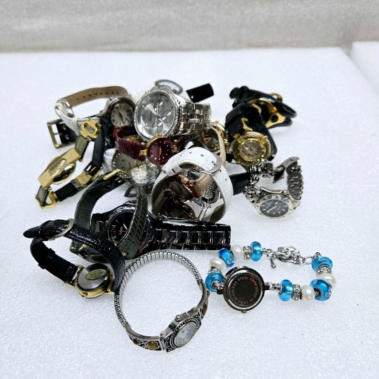 Lot Of 20 Working Quartz Watches And 6 Manual Wind | Jewelry, Gemstones ...