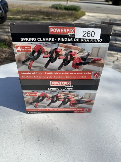 PowerFix 4 Pack Spring Clamps | Heavy Construction Equipment Light ...