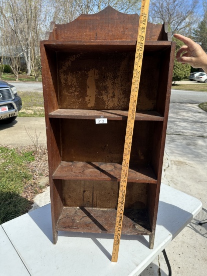 Wooden 3 Shelf Nik Nak Display Cabinet (Local Pick Up Only) | Estate ...