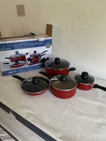Crofton Cookware Set (No Spatula or Spoon) | Online Auctions | Proxibid