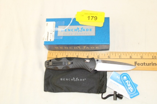 Benchmade "Barrage" Assisted Open Knife w/Belt Clip | Guns & Military ...