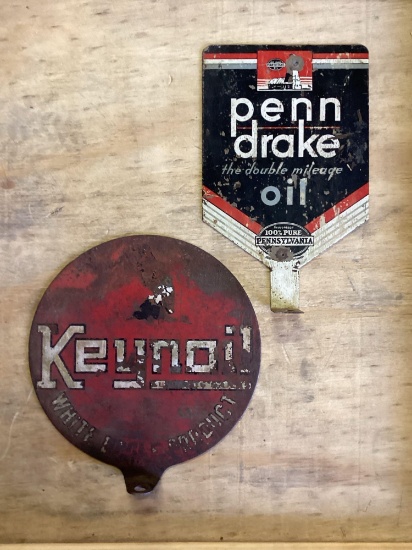 Rare White Eagle Keynoil and Penn Drake Lubester Signs | Online ...