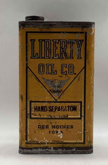 1920's Liberty Oil Company 1 Gallon Can w/ Eagle | Art, Antiques ...