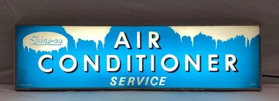 RARE 1950's Snap-On Air Conditioner Service Lighted Sign | Online ...