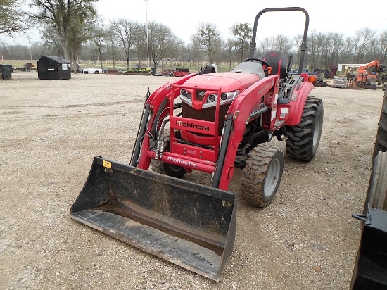 MAHINDRA 1635 TRACTOR W/ MAHINDRA LOADER (SERIAL # 35G181110227 ...
