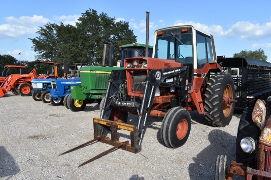 IH 1486 TRACTOR W/ BUSH HOG 2845 QT LOADER (SERIAL # 2850141U22174 ...