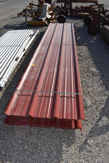 29 - 16' RUSTIC RED R-PANELS, 15 - 15' RUSTIC RED R-PANELS, 10 - 15' 6 ...