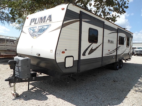2016 PUMA 32-RKTS TRAVEL TRAILER W/ 2 SLIDES (NO KEY) (VIN ...