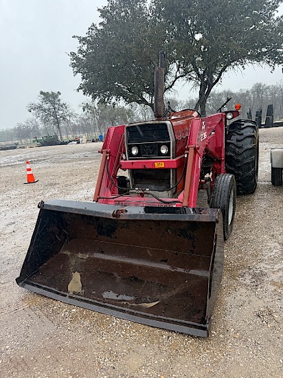 MF 265 TRACTOR W/ MF 236 LOADER (SERIAL # 9A-308665) (UNKNOWN HOURS) (K ...