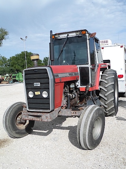 MF 699 TRACTOR (SERIAL # T204041) (SHOWING APPX 3,152 HOURS, UP TO THE ...