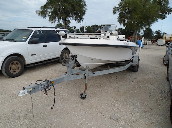 2005 NITRO BAY 1800 BOAT W/ 2003 MERCURY 115HP MOTOR AND 2005 TRAILSTAR ...