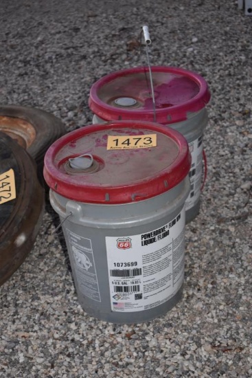 2 - BUCKETS OF POWER DRIVE FLUID | Online Auctions | Proxibid