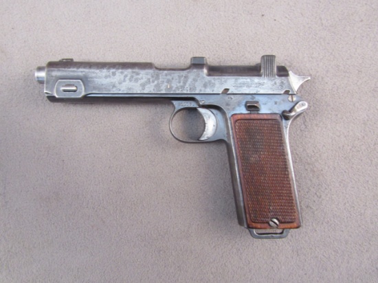 handgun: STEYR Model 1917, Semi-Auto Pistol, 9mm, 8 shot, 5" barrel, S ...