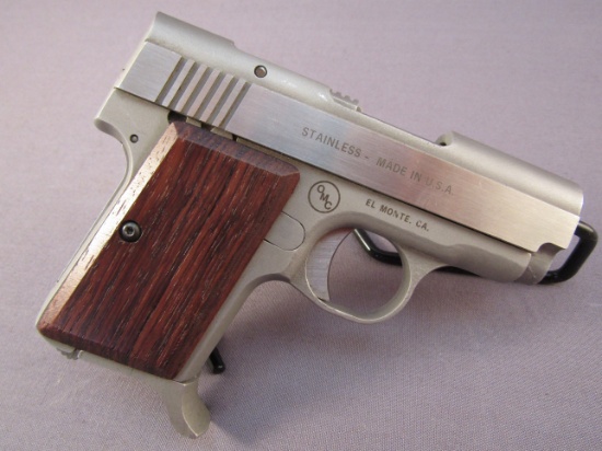 handgun: OMC Model Backup, Semi-Auto Pistol, .380, 6 shot, 2.75" barrel ...