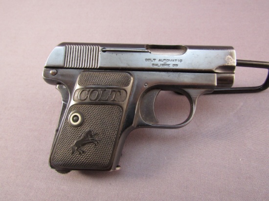 handgun: COLT Automatic, Semi-Auto Pistol, .25, 5 shot, 2" barrel, S ...