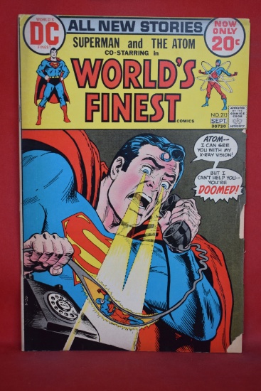 WORLDS FINEST #213 | SUPERMAN & THE ATOM - PERIL IN A VERY SMALL PLACE ...