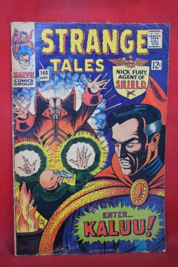 STRANGE TALES #148 | ORIGIN OF ANCIENT ONE, 1ST APP OF KALUU | *STAPLES ...