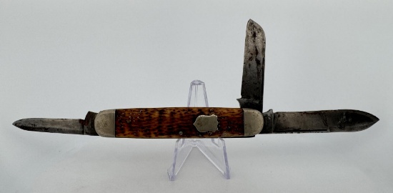 Hibbard Spencer Bartlett Shield Pocket Knife | Guns & Military ...