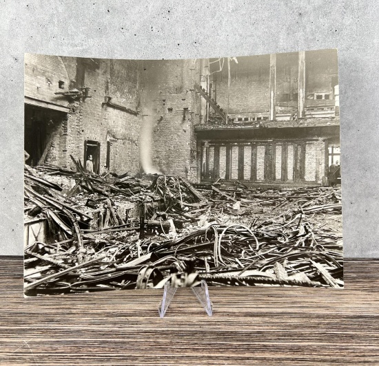 1933 German Reichstag Fire Damage Photo | Online Auctions | Proxibid