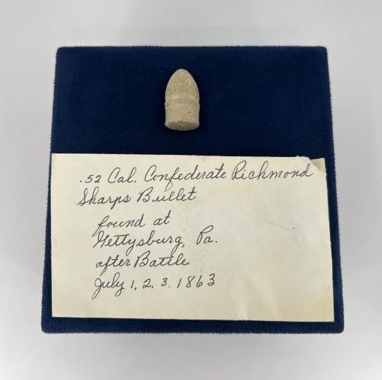 Civil War 52 Caliber Sharps Bullet Gettysburg | Guns & Military ...