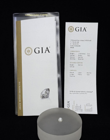 2.26ct Old European Brilliant Cut Diamond GIA | Online Auctions | Proxibid