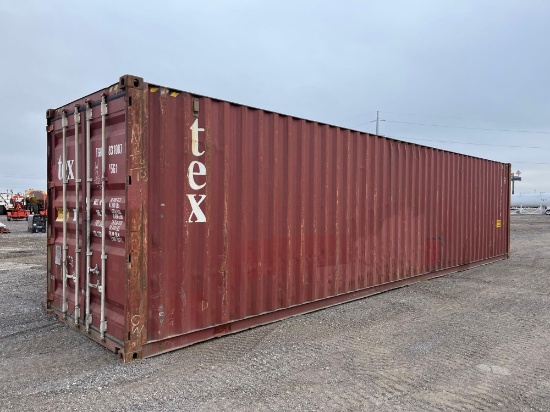 Textainer 40 Foot Shipping Container | Online Auctions | Proxibid