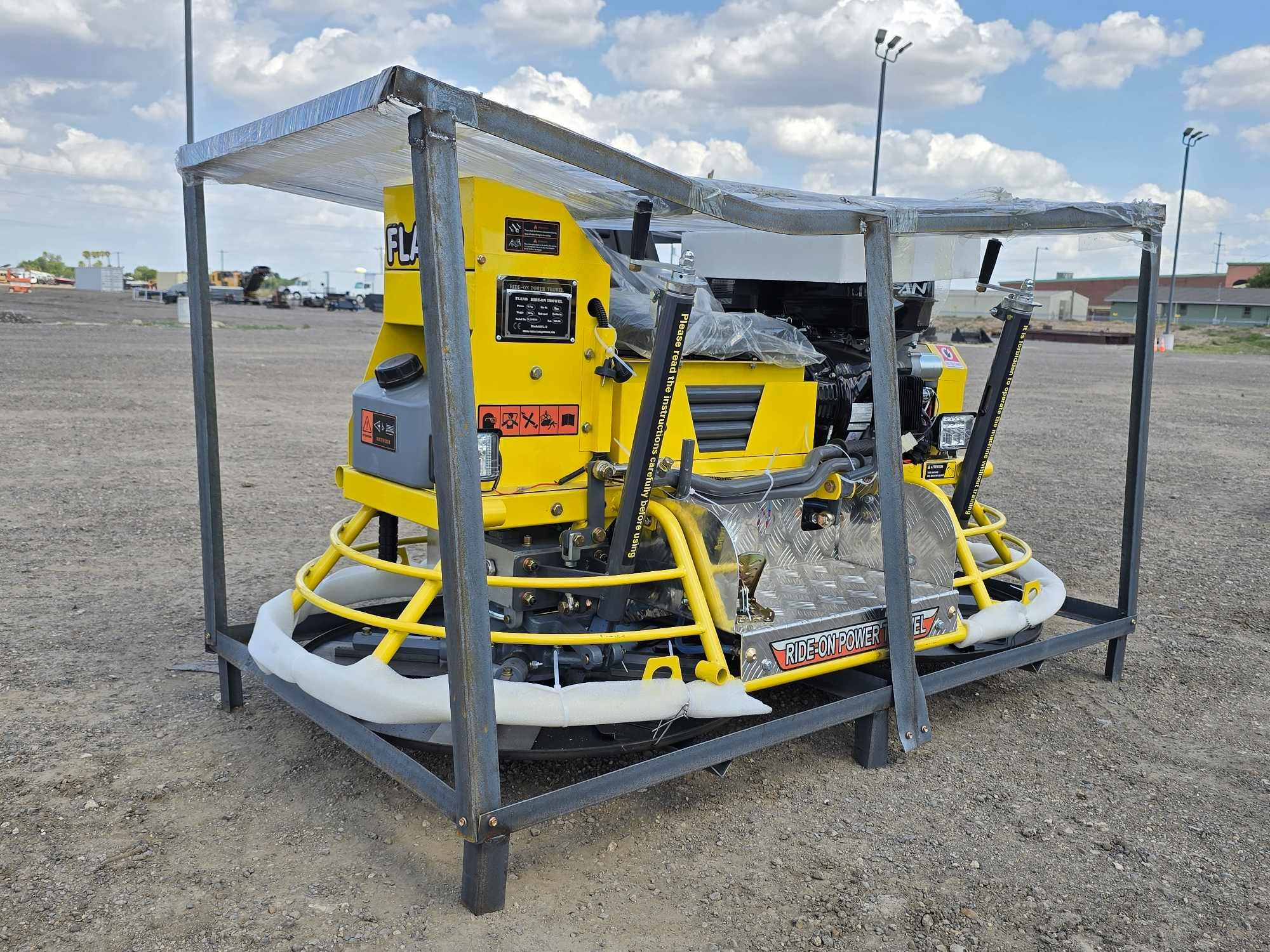 NEW/UNUSED 2024 Fland FL-2 Ride-On Power Trowel | Proxibid