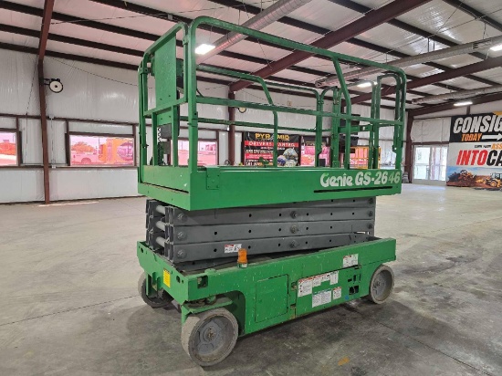 Genie GS-2646 E-Drive Slab Scissor Lift | Heavy Construction Equipment ...