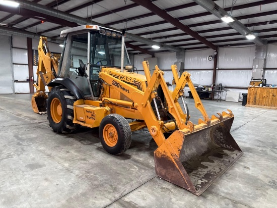 1995 Case 580SL Backhoe Loader | Heavy Construction Equipment Loaders ...