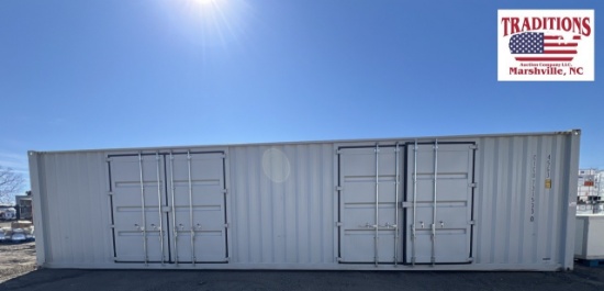 40ft Conex Box with 2 side doors & 1 end door | Online Auctions | Proxibid
