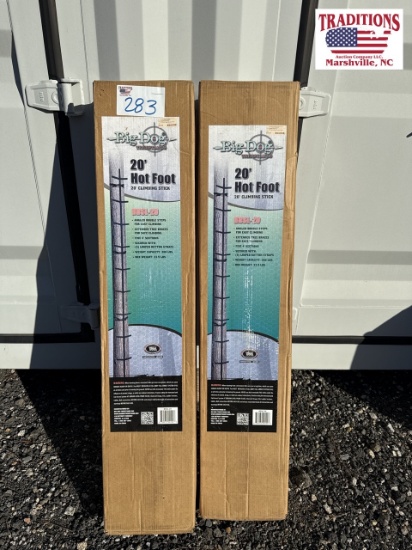 2 - 20ft Hot Foot Climbing Sticks | Online Auctions | Proxibid