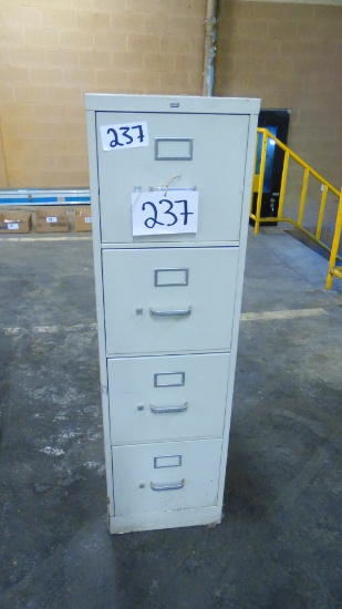 4 drawer file cabinet w/ tab folders | Industrial Machinery & Equipment ...